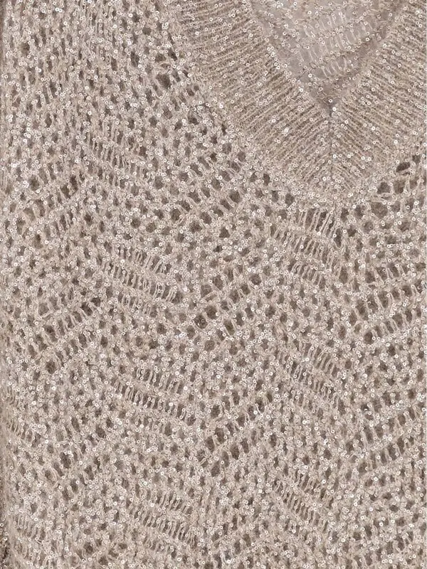 Brunello Cucinelli V-neck Long Sleeve Knitwear
