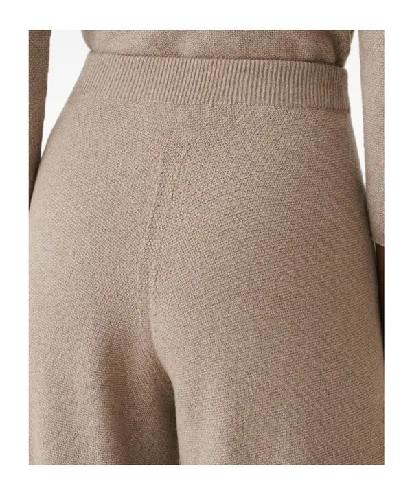 Fabiana Filippi Platinum Lurex Wide Leg Trousers