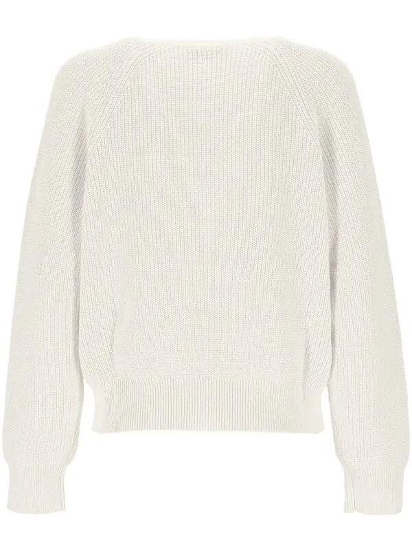 ECOALF Ribbed-knit Raglan-sleeve Sweater