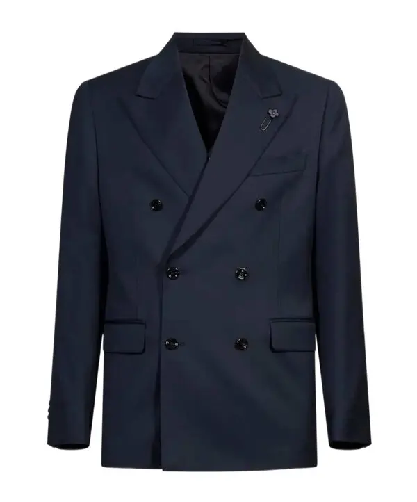 LARDINI Long-sleeved Blazer And Trousers Set