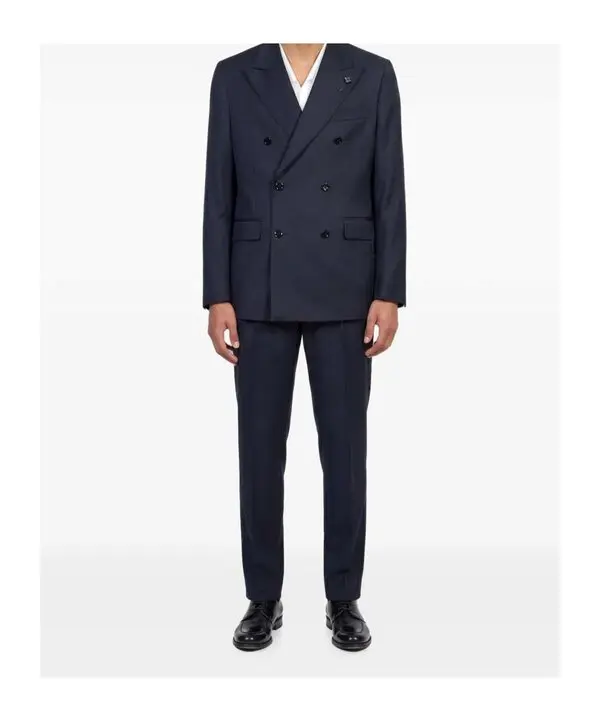 LARDINI Long-sleeved Blazer And Trousers Set