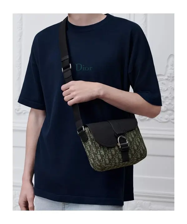 Dior Heritage Saddle Flap Messenger Bag