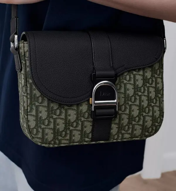 Dior Heritage Saddle Flap Messenger Bag