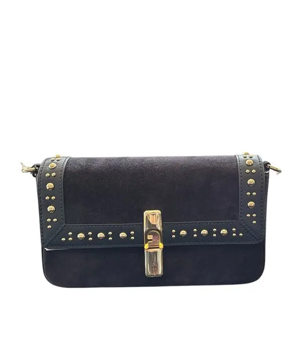 Furla Flap Shoulder Bag - Black
