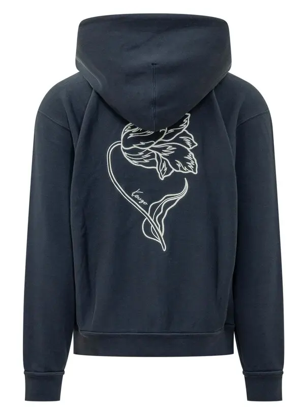 Kenzo Long-sleeved Hooded Sweatshirt