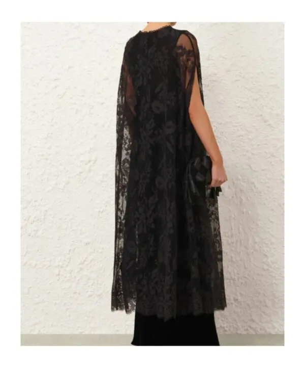 Zimmermann Valiant Lace Caped Top