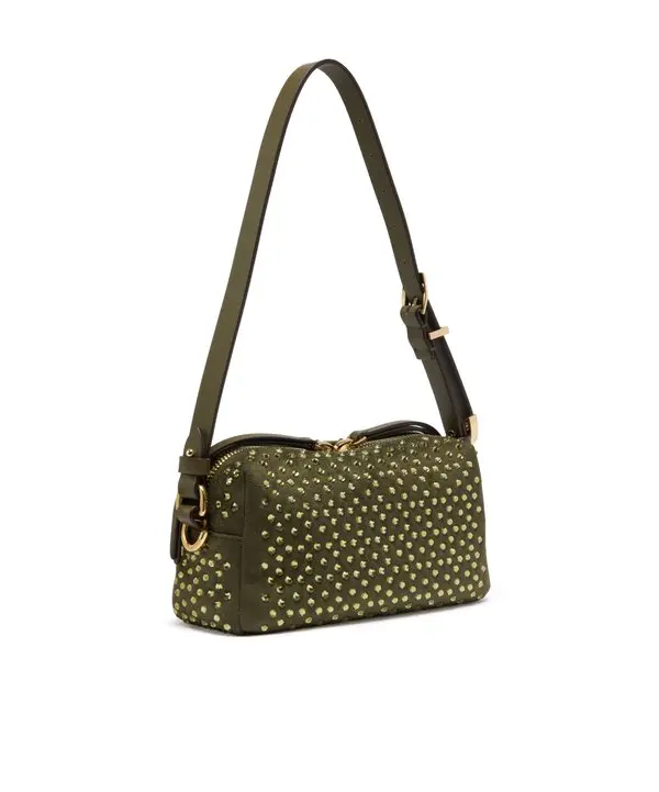 Pinko Embellished Mini Crossbody Boston Bag