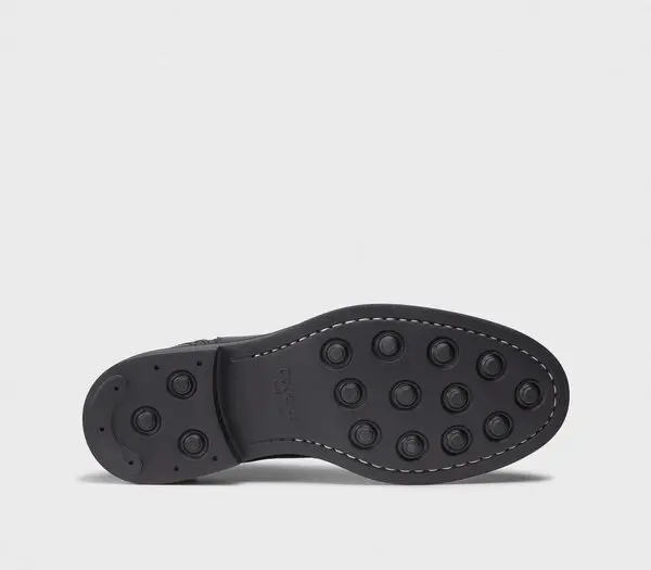 DOUCAL'S Perforated Leather Ankle Boots
