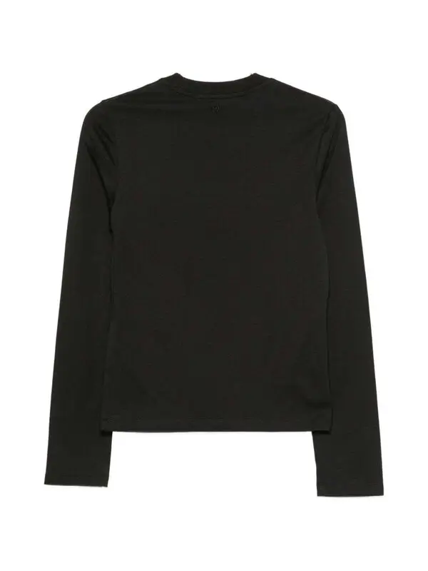 AMI Paris De Coeur Long-sleeve T-shirt - Black