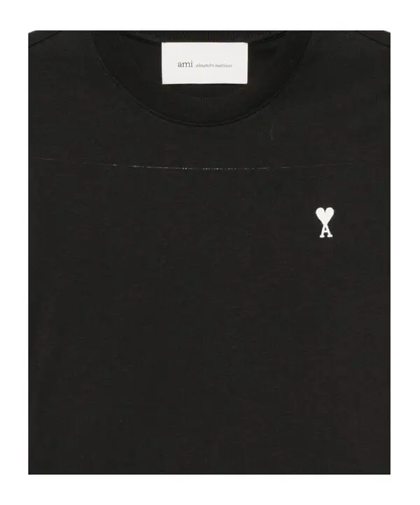 AMI Paris De Coeur Long-sleeve T-shirt - Black