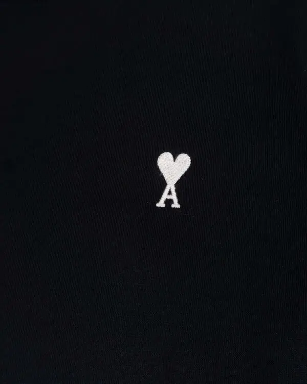 AMI Paris De Coeur Long-sleeve T-shirt - Black