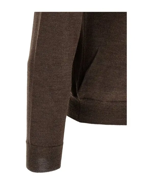 ZANONE Ribbed Turtleneck Sweater - Black