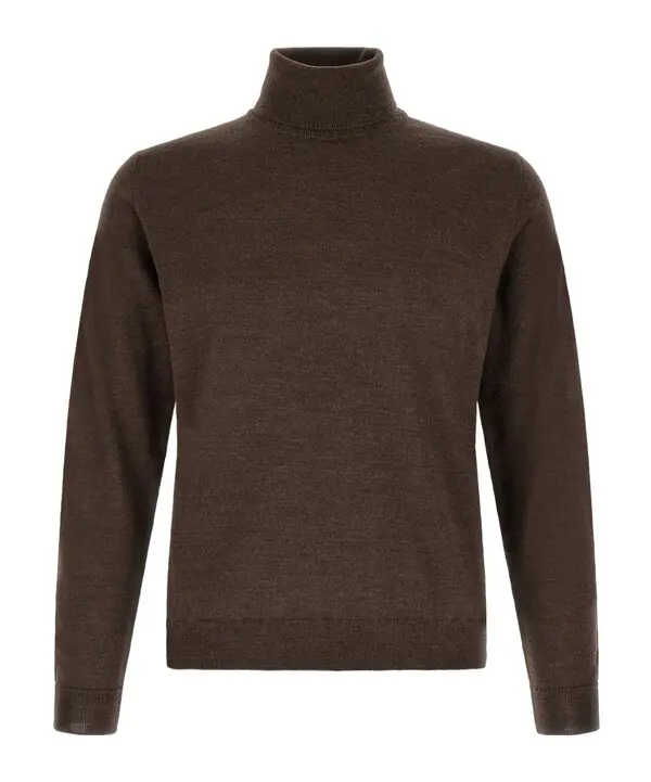 ZANONE Turtleneck Sweater - Brown