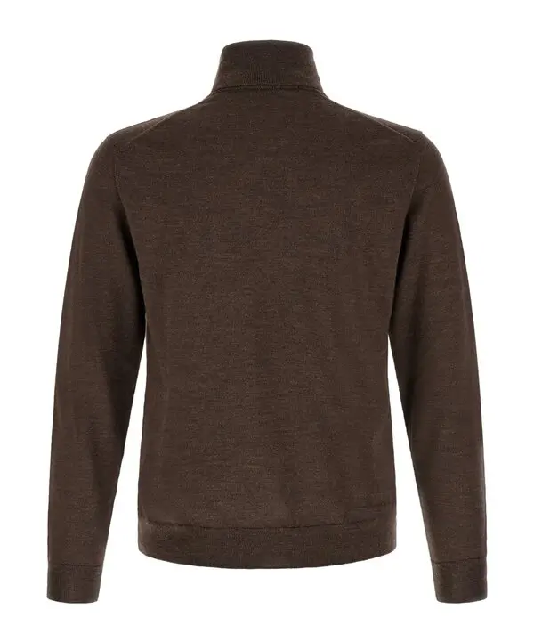 ZANONE Turtleneck Sweater - Brown
