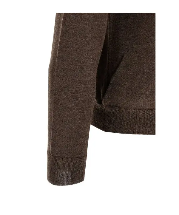 ZANONE Turtleneck Sweater - Brown