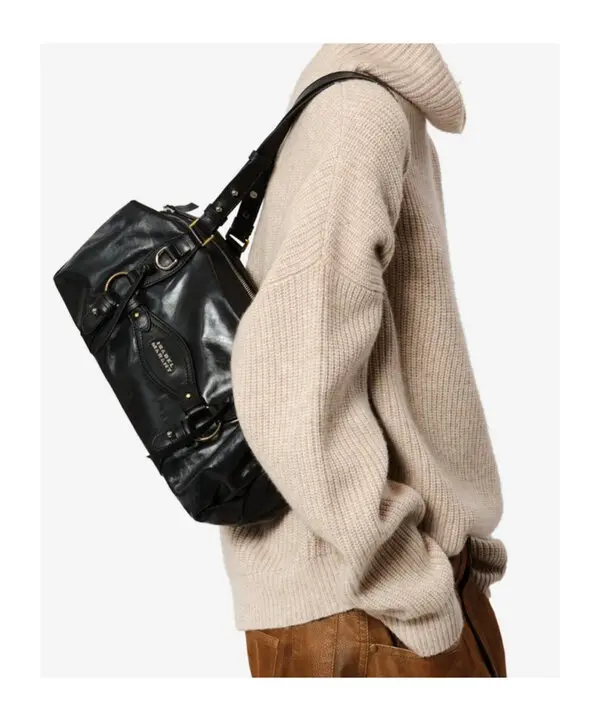 Isabel Marant Étoile Mini Leather Bowling Bag