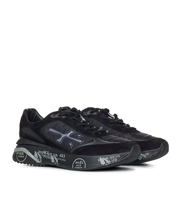 Premiata Moerun Lace-up Sneakers With Logo Detail