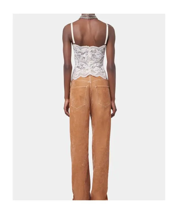 Rabanne Lace V-neck Tank Top
