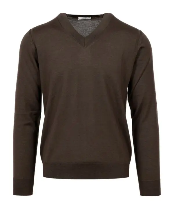 PAOLO PECORA Long-sleeve V-neck Pullover