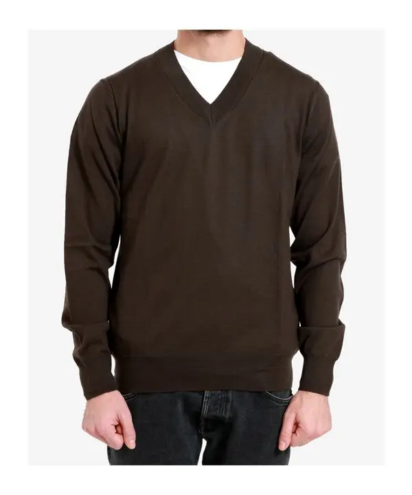 PAOLO PECORA Long-sleeve V-neck Pullover