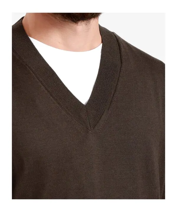PAOLO PECORA Long-sleeve V-neck Pullover