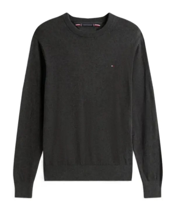 Tommy Hilfiger Embroidered Logo Crew Neck Sweater