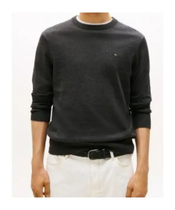 Tommy Hilfiger Embroidered Logo Crew Neck Sweater