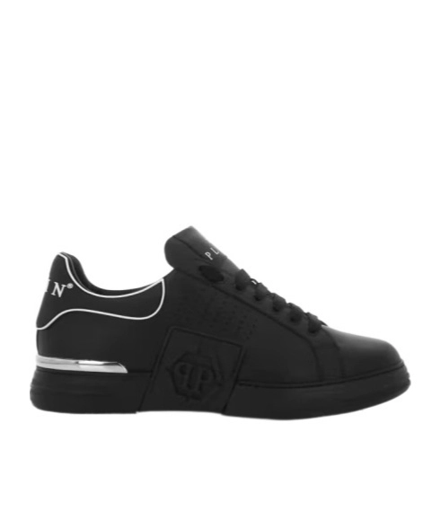 Philipp Plein Nappa Hexagon Low-top Sneakers