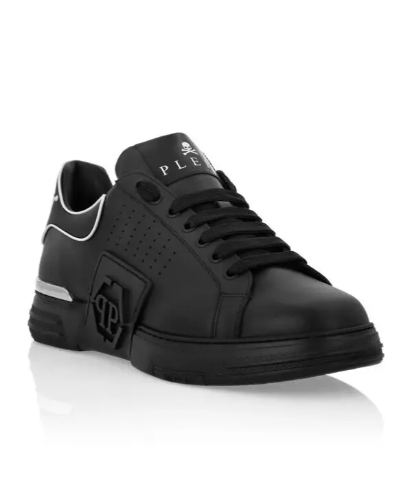 Philipp Plein Nappa Hexagon Low-top Sneakers