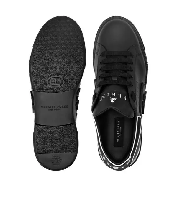 Philipp Plein Nappa Hexagon Low-top Sneakers