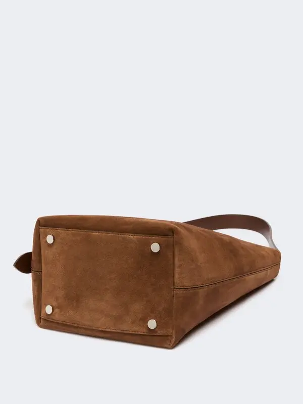 Max Mara Small Archetipo Bag In Split Leather