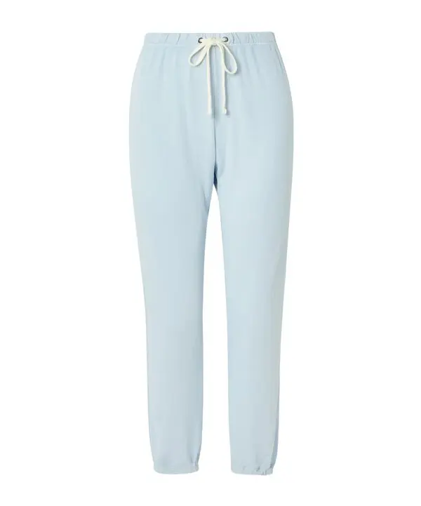 JAMES PERSE Slim Fit Drawstring Sweatpants In Soft Cotton Terry