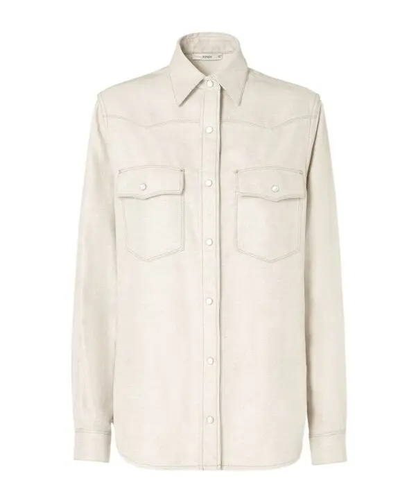 Fendi Selleria Denim Shirt