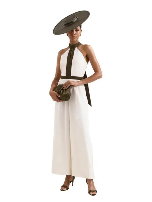PHASE EIGHT Monica Jumpsuit - Cream