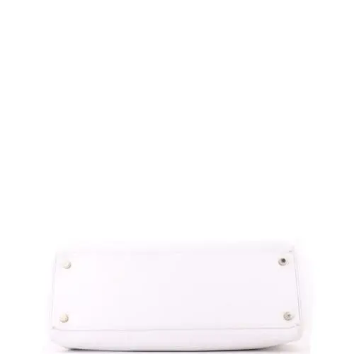 Hermès Kelly Handbag Clemence With Gold Hardware 35