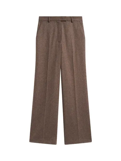 Gerard Darel Mia Wide Leg Mid Rise Trousers