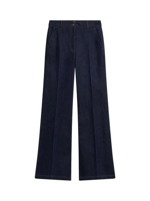 Gerard Darel Ivy Mid Rise Wide Leg Trousers