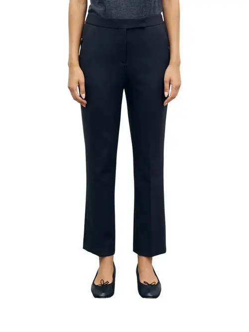 Gerard Darel Velvet Cropped Trousers - Cinnamon