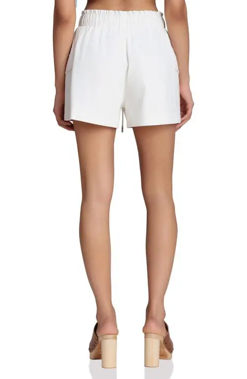 Avec Les Filles Cotton Blend Cargo Shorts