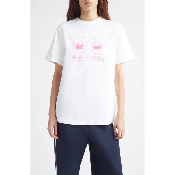 Sandy Liang Peanut Boxy Cotton Graphic T-shirt