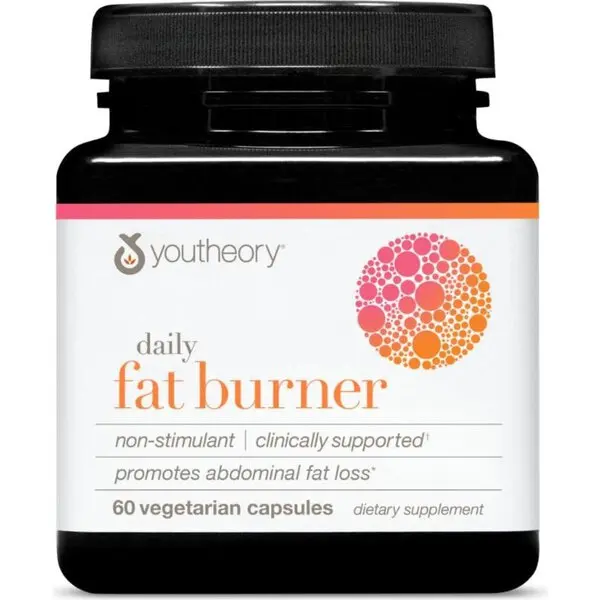 YOUTHEORY Daily Fat Burner Metabolism Support Supplement 60 Vegetarian Capsules - None