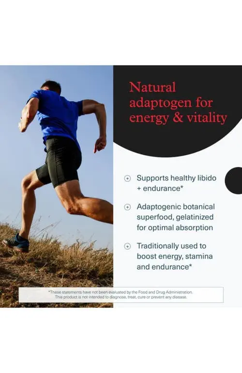 YOUTHEORY Maca Root Energy Stamina Supplement Capsules 120 Vegetable Capsules