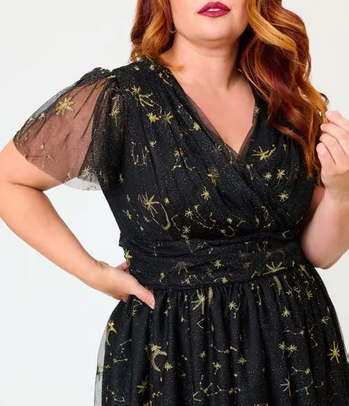 Unique Vintage Midori Swing Dress
