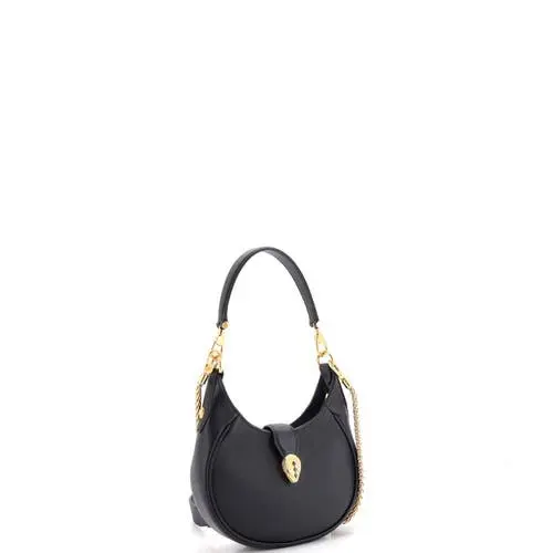 BVLGARI Serpenti Ellipse Crossbody Bag Leather Mini