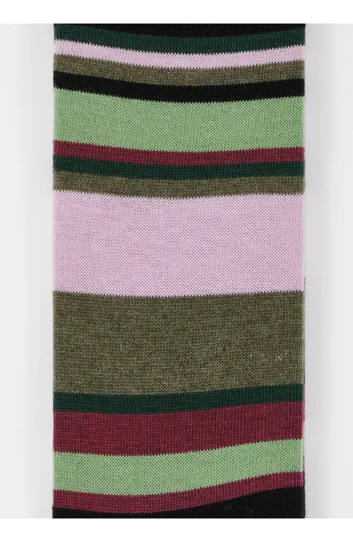 Paul Smith Ozzy Stripes Crew Socks - 79 Black