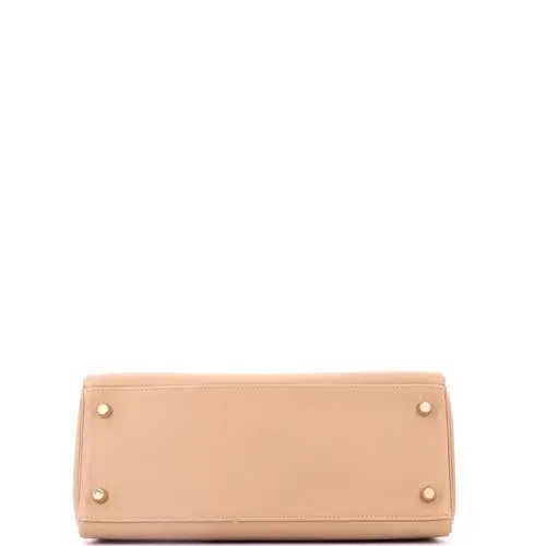 Hermès Kelly Handbag Brown Evercolor With Gold Hardware 28