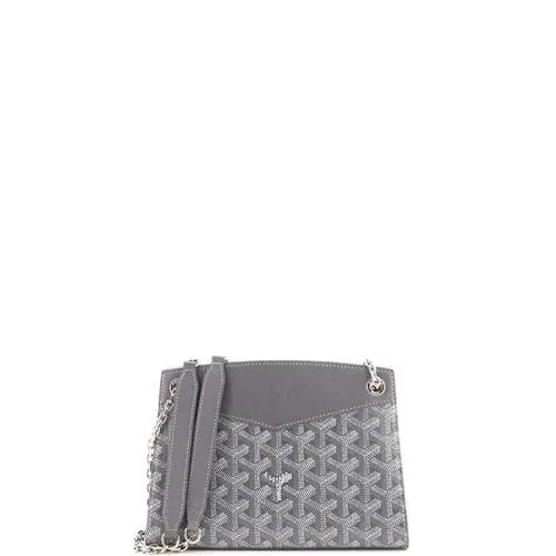 Goyard Structured Rouette Chain Shoulder Bag Coated Canvas Mini