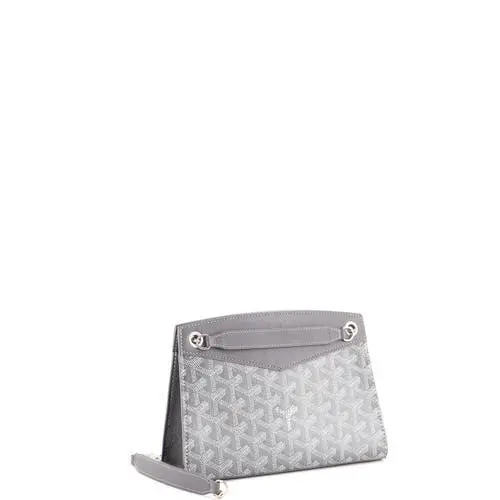 Goyard Structured Rouette Chain Shoulder Bag Coated Canvas Mini