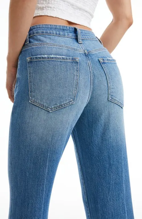 BAYEAS Mid Rise Wide Leg Jeans