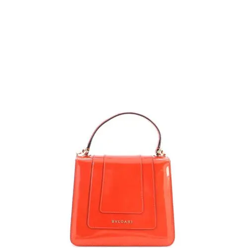 BVLGARI Serpenti Top Handle Bag Patent Small